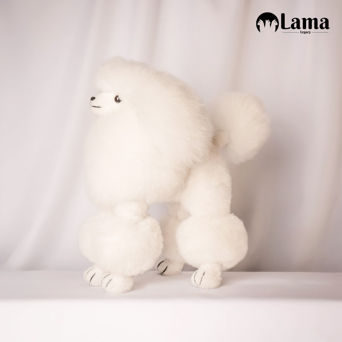French Poodle Decorativo de Alpaca - Lama Legacy